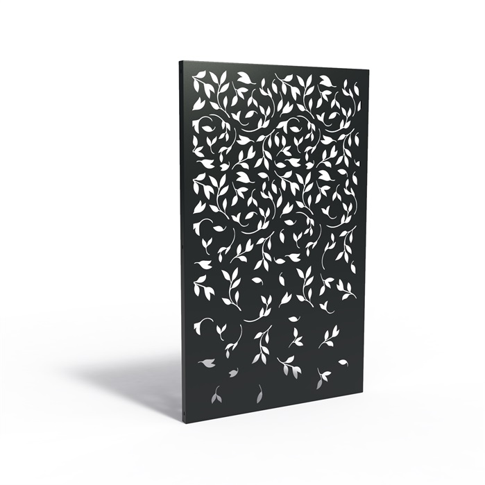 Schutting paneel natuur gecoat staal - Steel Garden