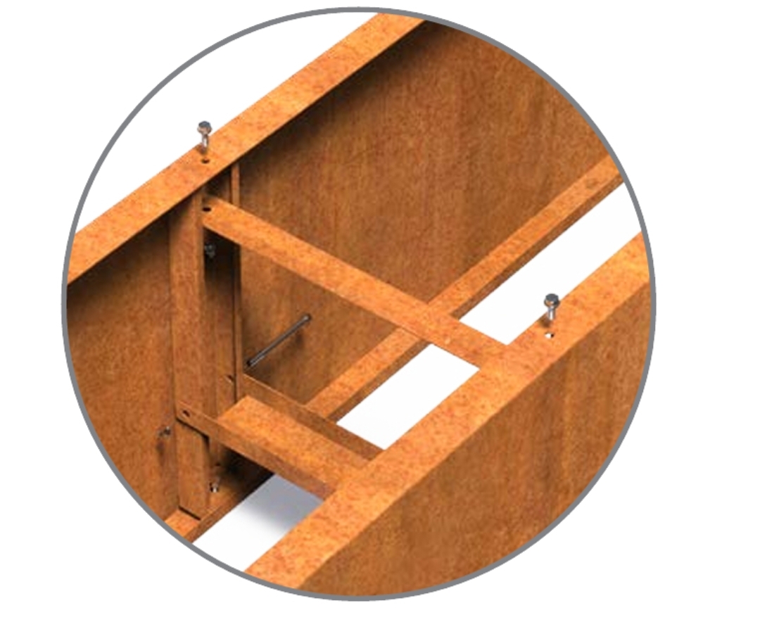 Bloembak Connect zonder bodem | Snelle levering - Steel Garden